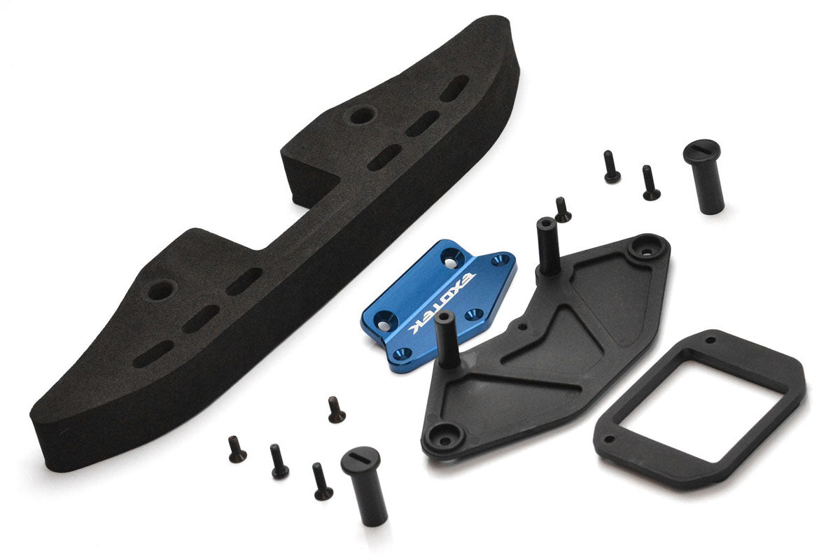Exotek Drag Slash Front Bumper Set V3, Alloy Mount and Foam with GNSS ...