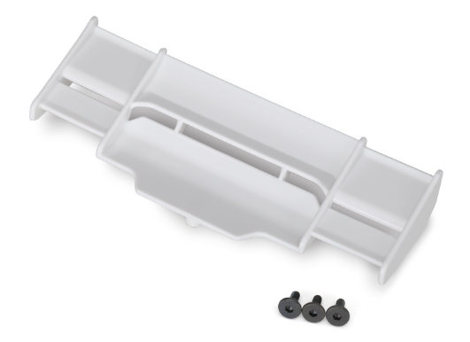 Traxxas Rustler 4X4 White Rear Wing with Screws - 6721A – Platinum Hobbies