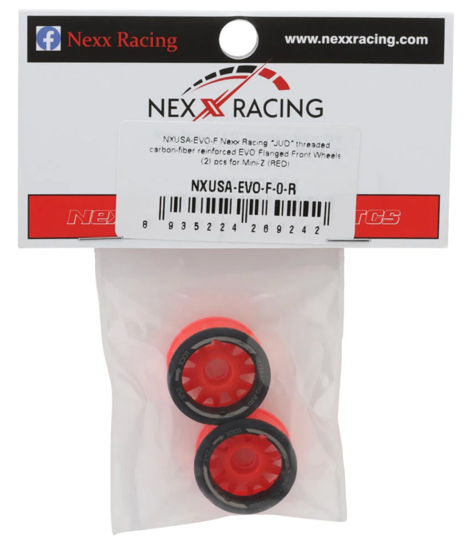 NEXX Racing Mini-Z RWD "JUD" EVO Front Threaded Side-Wall Carbon Fiber ...