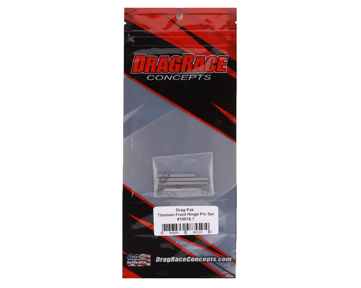 DragRace Concepts Drag Pak Maxim Titanium Front Hinge Pin Set (Use w/D ...